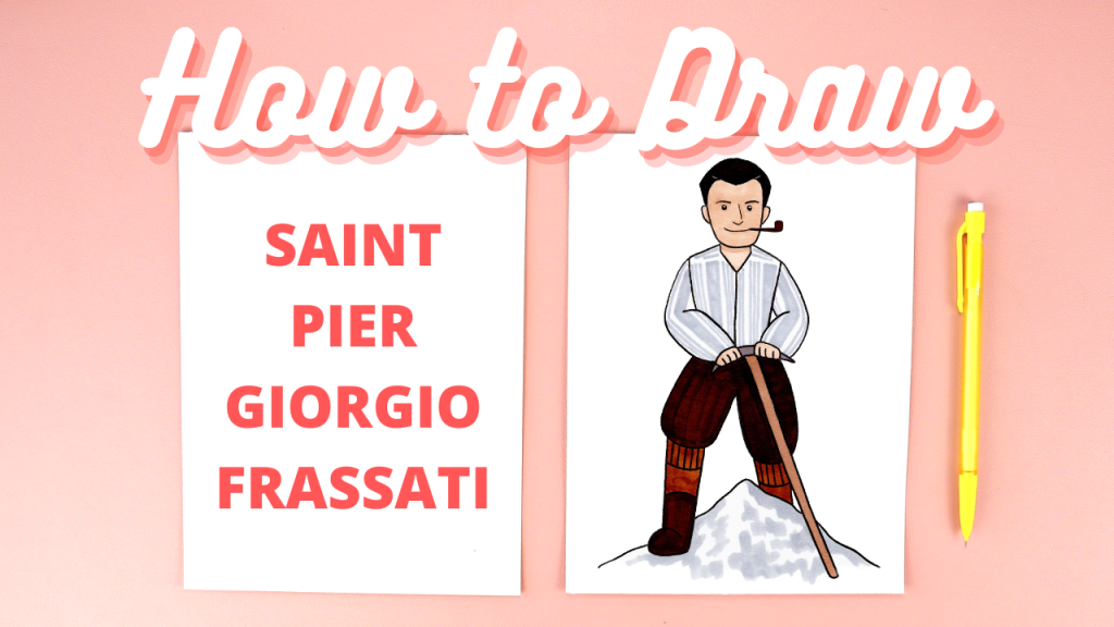 How to Draw Saint Pier Giorgio Frassati Step-by-Step Catholic Art ...