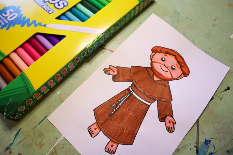 How to Draw Saint Francis of Assisi | Amy Heyse