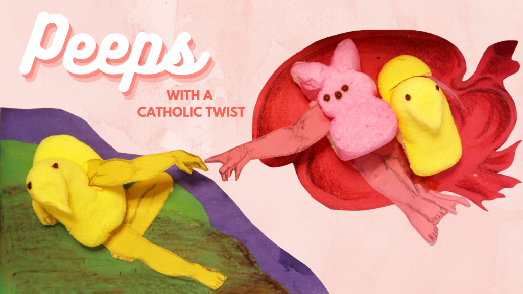 Peeps Diorama Catholic Craft for Easter or Lent | Amy Heyse